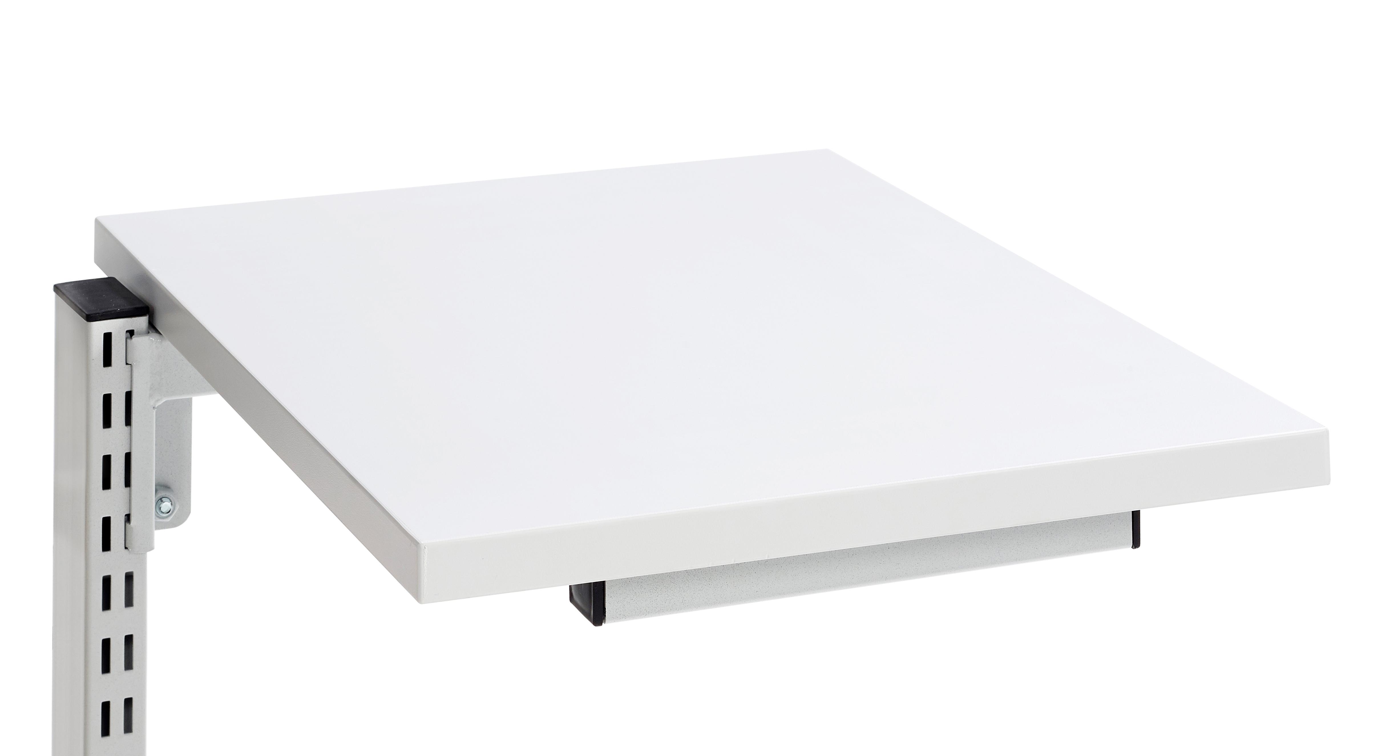 Ablagebord mit fest montierten Trägern, Ablage rechts | Treston